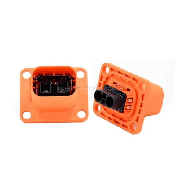 Hvsl Plug 40a 2pin Ip67 With Hvil Crimp 4-6mm2 Shielding Cable For ...