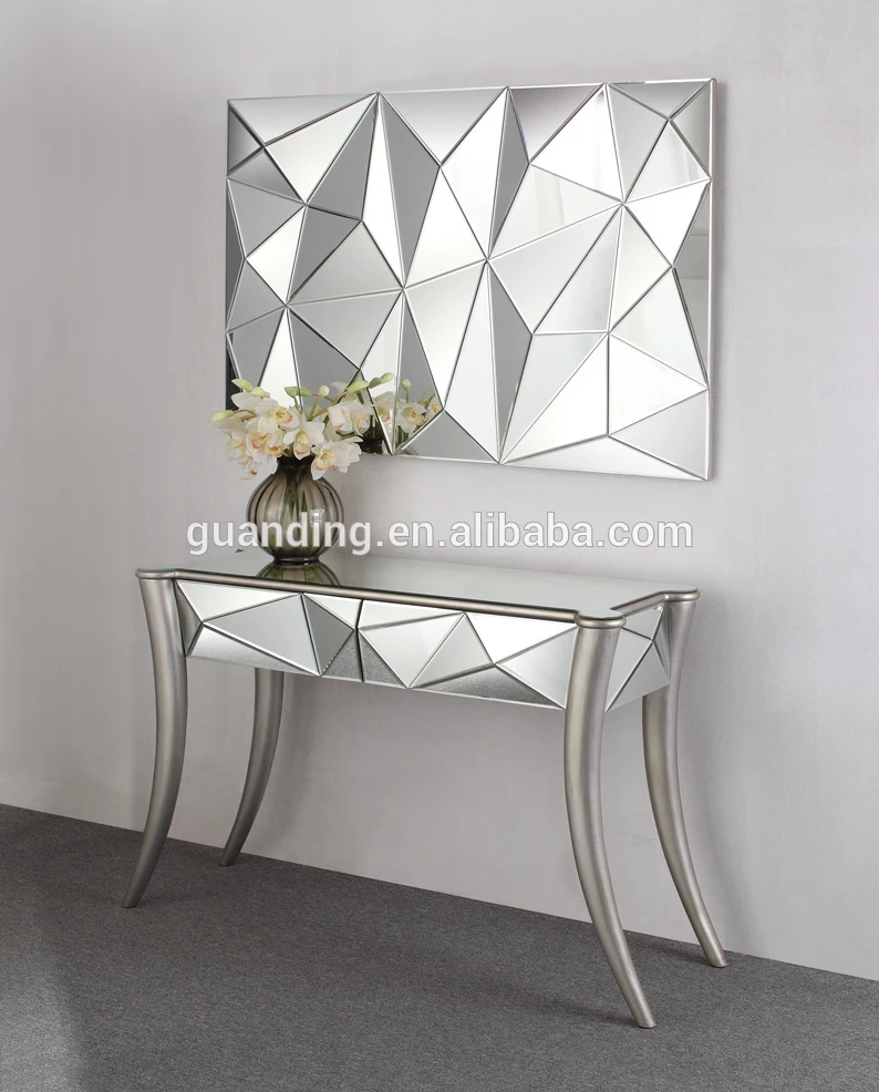 3D Latest Modern Decorative Popular Mirrored Console Table