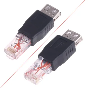 Usb Female To Male Ethernet Rj45 Connector Adaptor Wholesale - Buy Usb ...