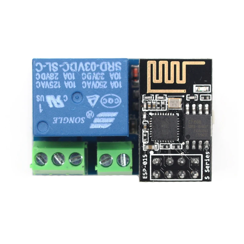 Taidacent Esp8266 Esp 01s 继电器 Wifi 智能插座模块 Dc 5 V Esp8266 继电器控制智能开关继电器