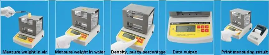 Digital Electronic Gold Assaying Equipment,Gold Measuring Machine Dh ...