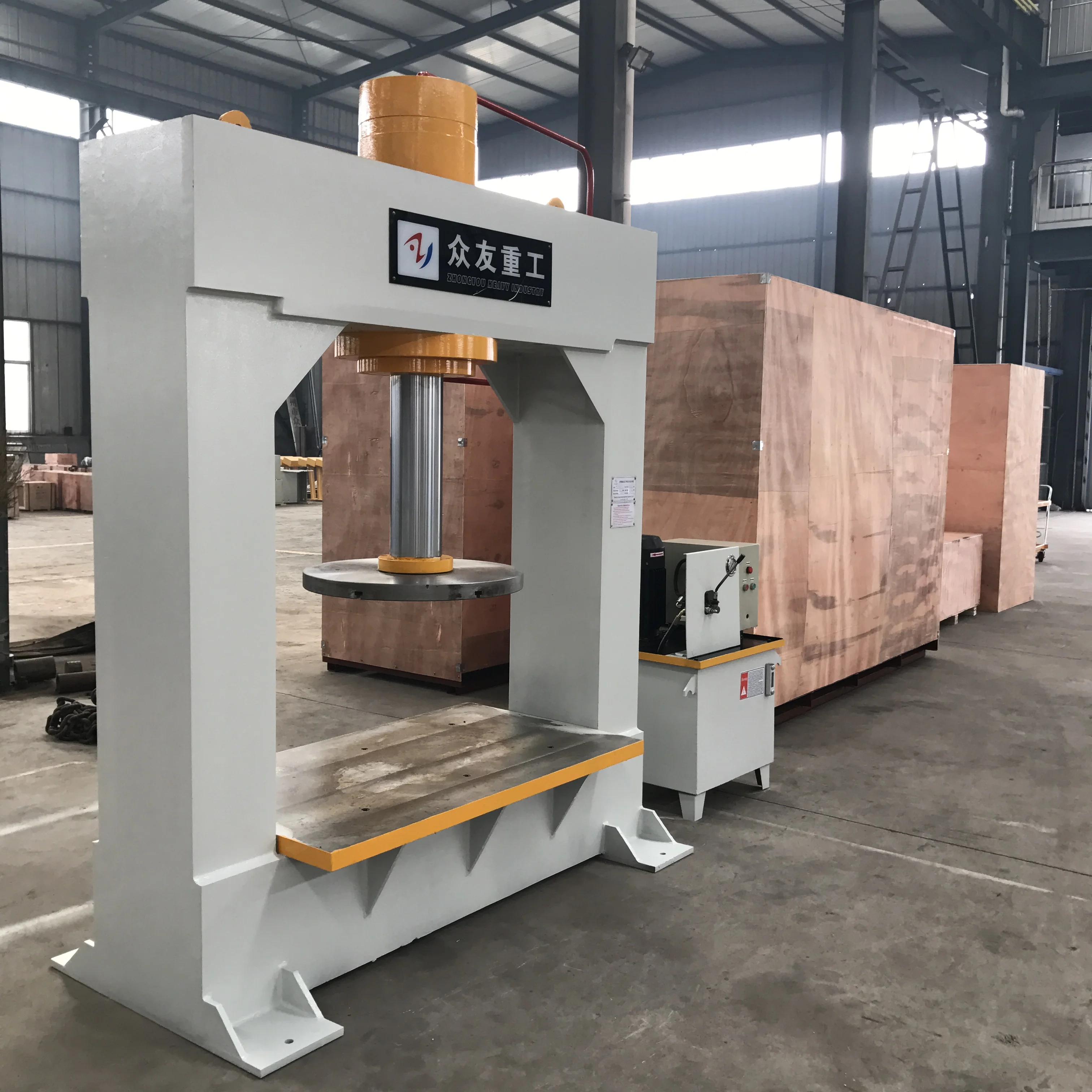 100 Ton Hydraulic Tire Press Machine - Efficient & Durable