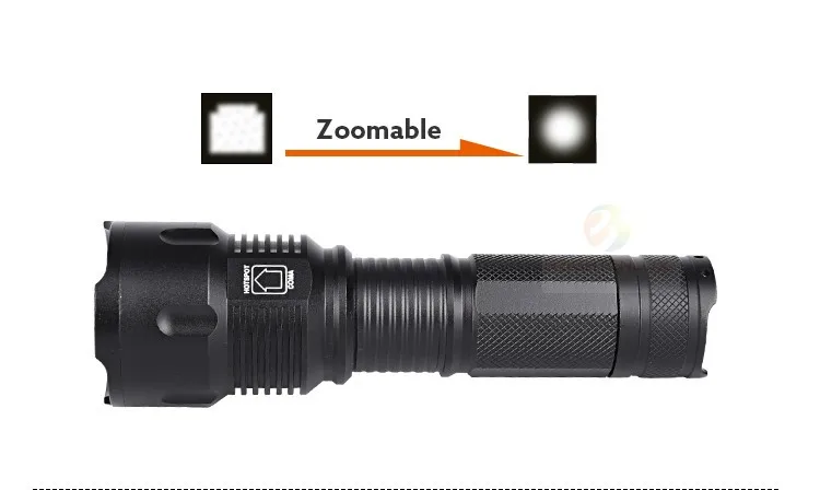Hot Sale Most Powerful Led Flashlight 1*26650 Battery Or 3*aa Battery ...