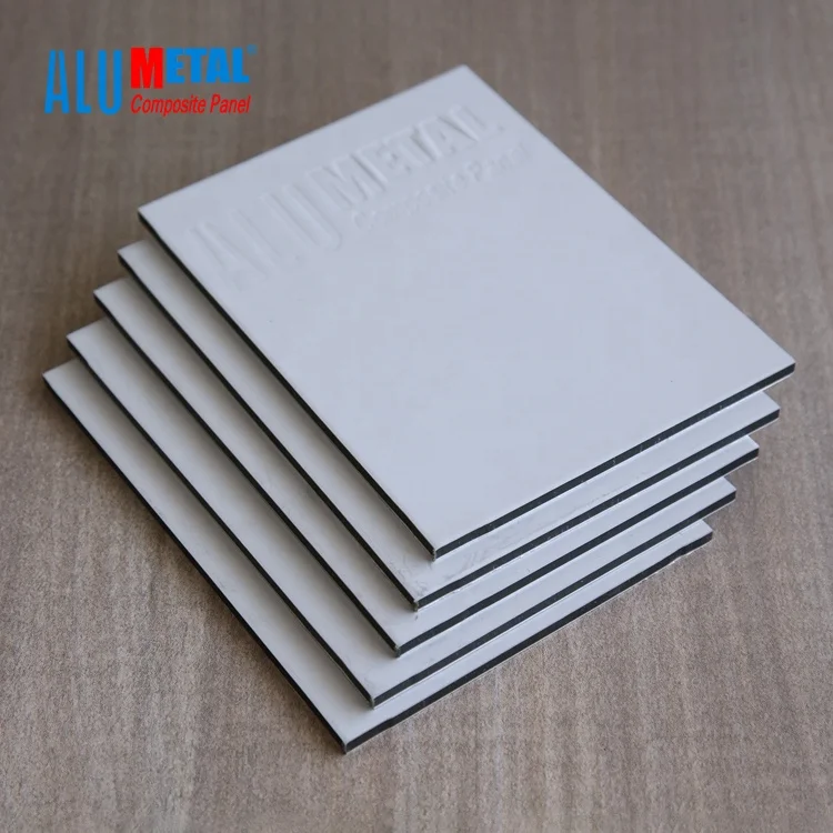 White Matte Dibond 3mm Aluminum Composite Panel Acp Sheet - Buy ...