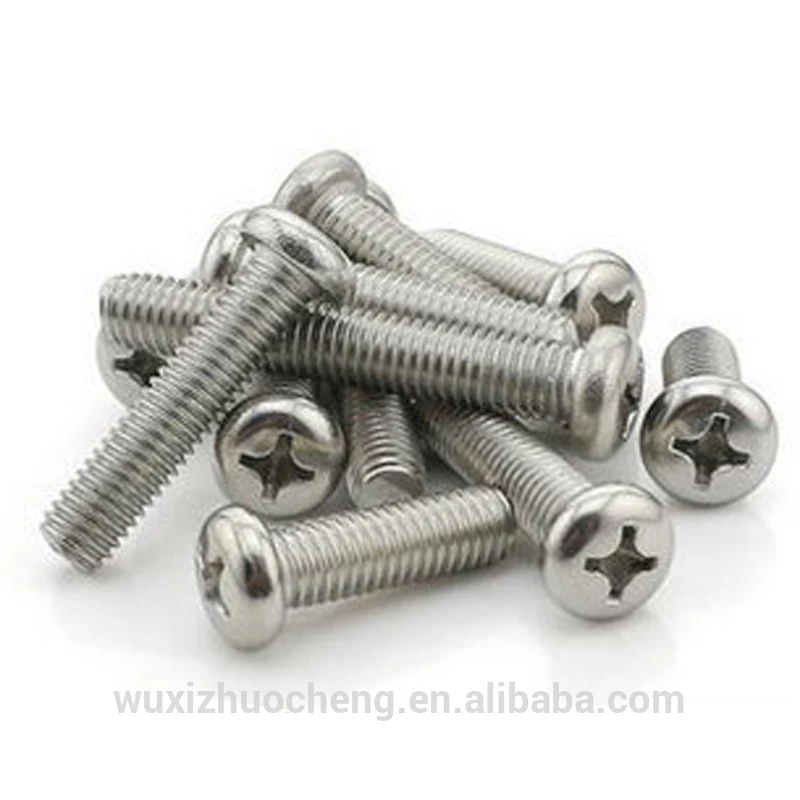 Cross Recessed Philips Pozi Pan Head Machine Screw Carbon Steel Philips ...