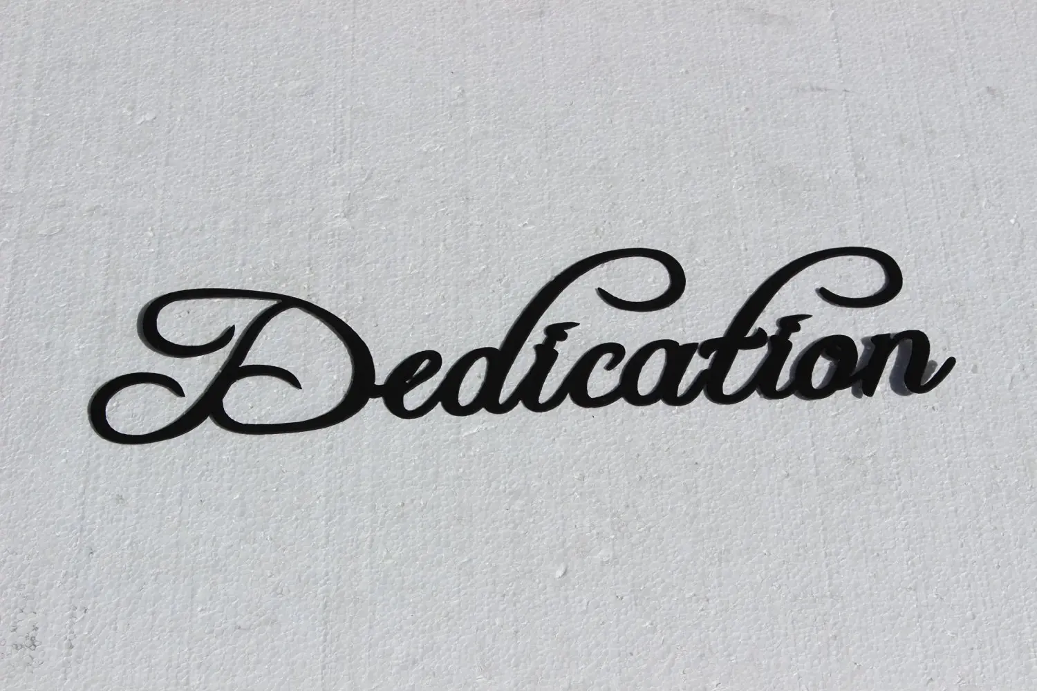 Dedication Wall Acrylic Designs