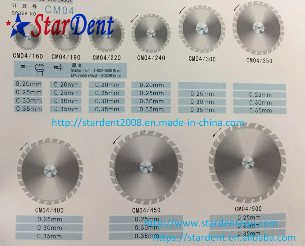 Dental Lab Diamond Cutting Discs - Precision & Durability