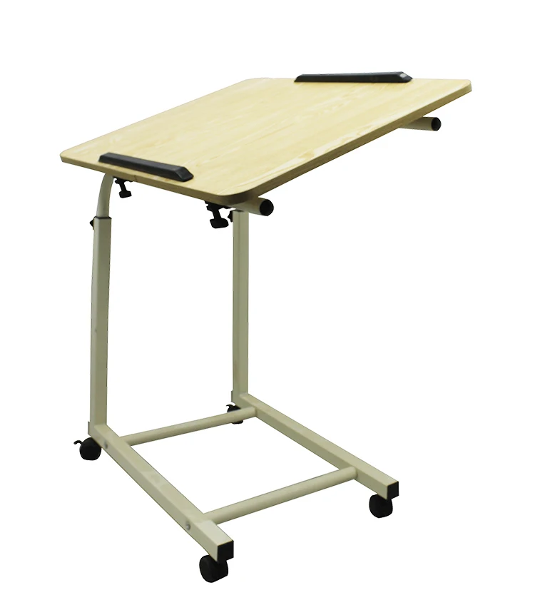 Pivot Tilt Top Adjustable Overbed Bedside Craft Drafting Folding Multi ...