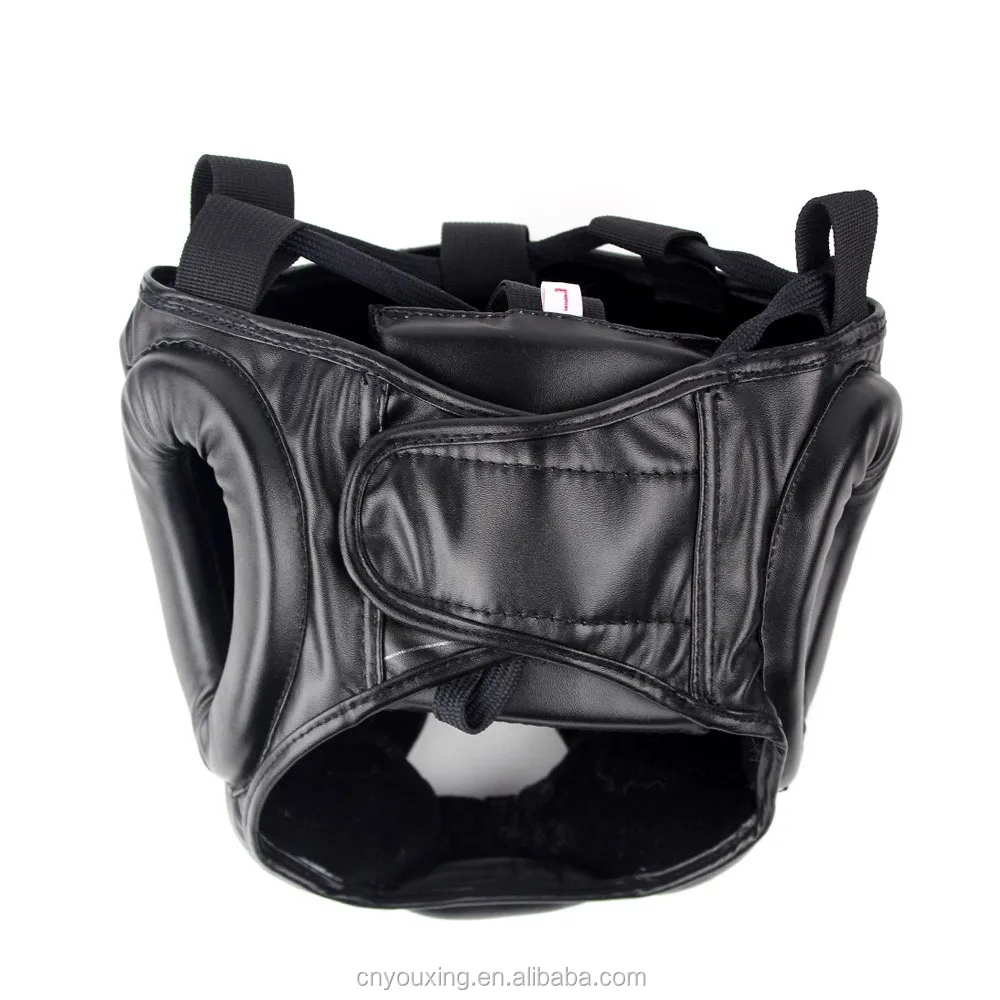 Sample Free Shipping Boxing Helmet Leather Boxing Head Guard Training ...