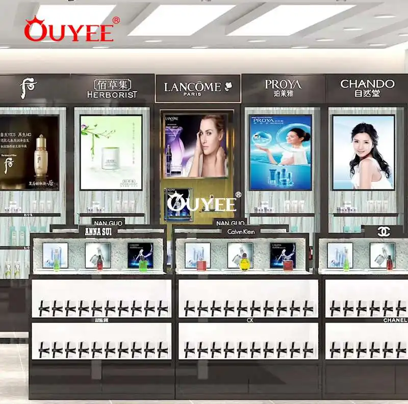 Small Cosmetics Shop Design Store Furnitures For Cosmetic Display - Buy ...