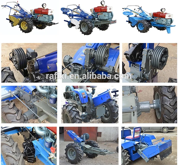 Caminar detrás de tractor de dos ruedas/17HP tractor/| Alibaba.com