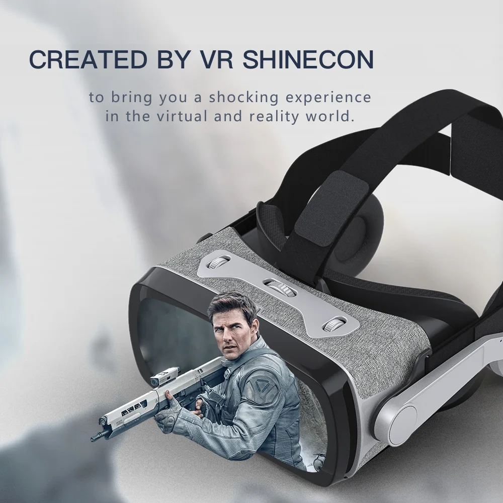 Shinecon New Coming 4k Vr Glasses Virtual Reality Glasses Goggle Hd Vr ...