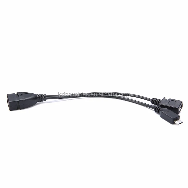 Dual USB Cable - Efficient Data Transfer & Power Charging
