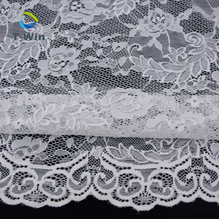Guangzhou Manufacturer Soft Lace Material Cheap Lace Fabric Roll By The ...