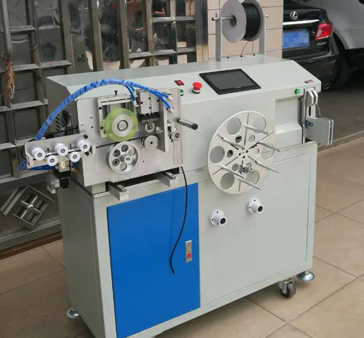 Automatic Cable Measuring And Cutting Machine/wire Bundling Winding ...
