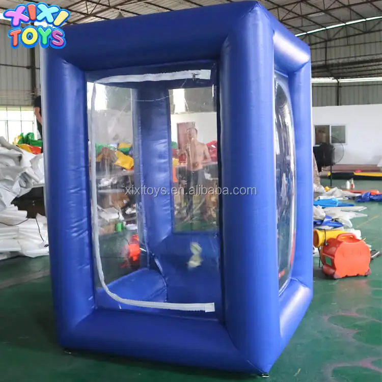 Popular Inflatable Cash Vault Cube Grab Money Booth Carnival Game - Buy ...