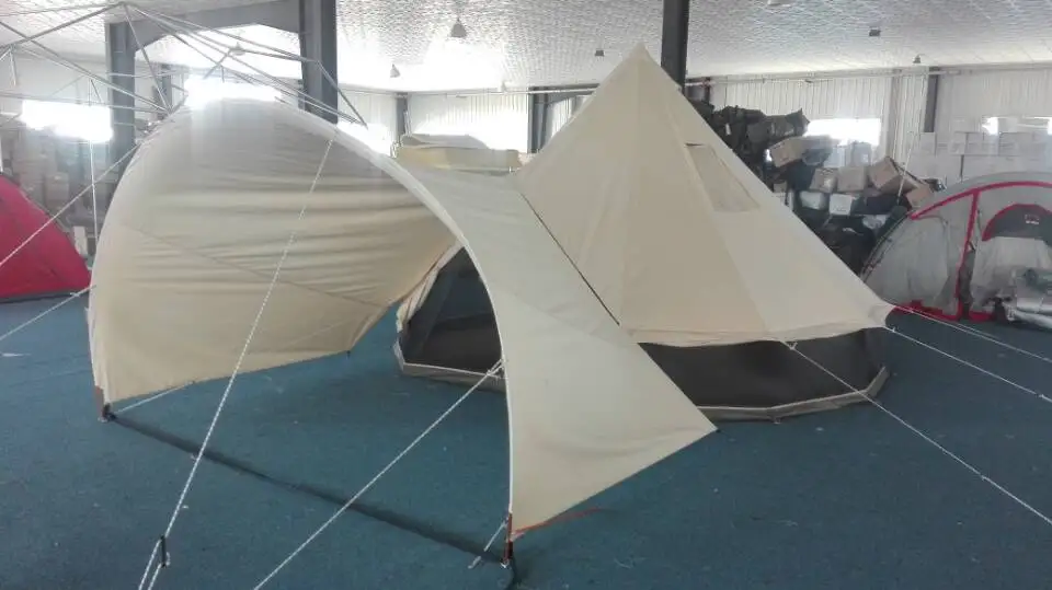 Single Pole Tipi Tent 5m Outdoor Canvas Bell Tent For Sale - Buy Bell ...