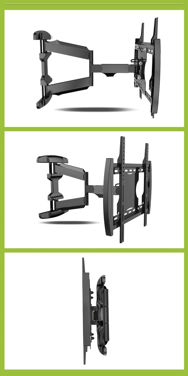 Full Motion 360 Degrees Swivel TV Wall Mount for 50"TV| Alibaba.com