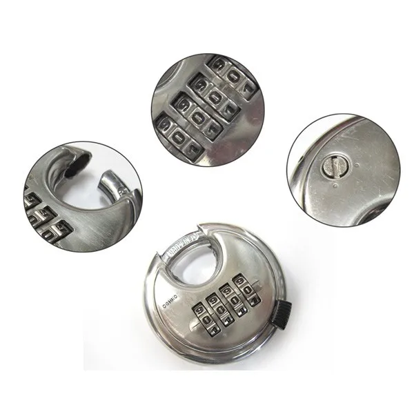 Heavy Duty Stainless Steel Digital Password Small Disc Combination ...