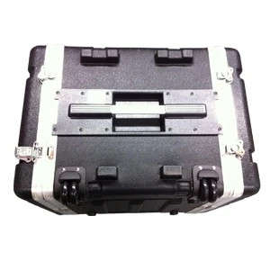 ABS Rack Case 19 Inches Depth 4U 6U 8U 10U 12U with Handles and Wheels