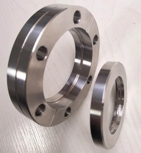 Vacuum Sanitary Rotatable Bored Flange For Conflate Weld Stainless ...