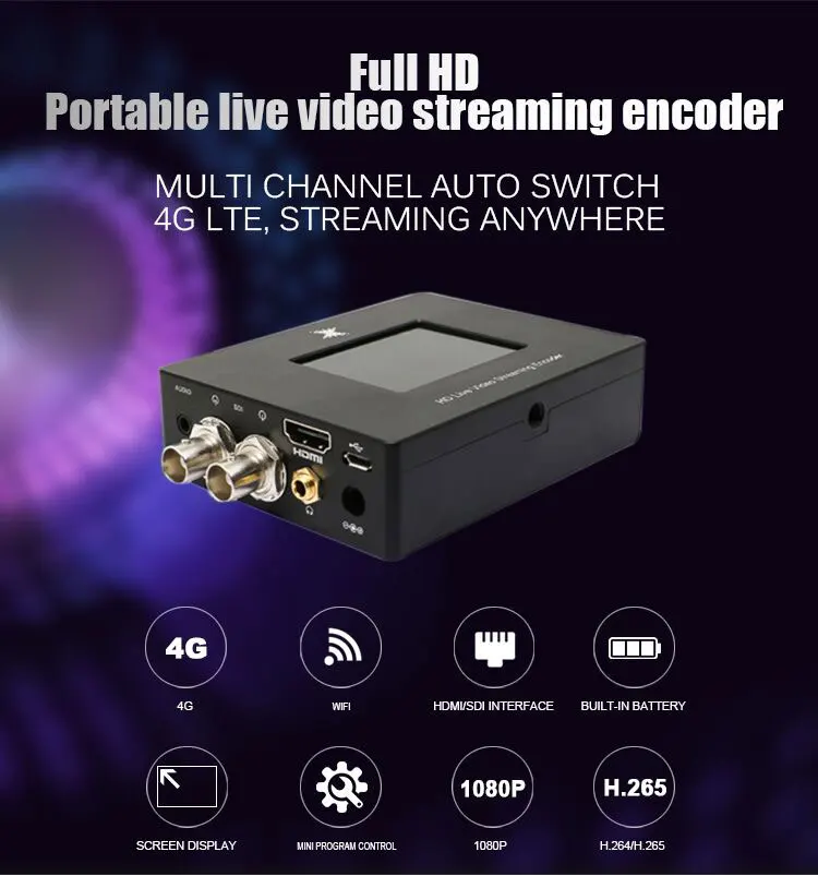 4g Encoder Wifi Encoder Streaming Encoder Streaming Server, High ...