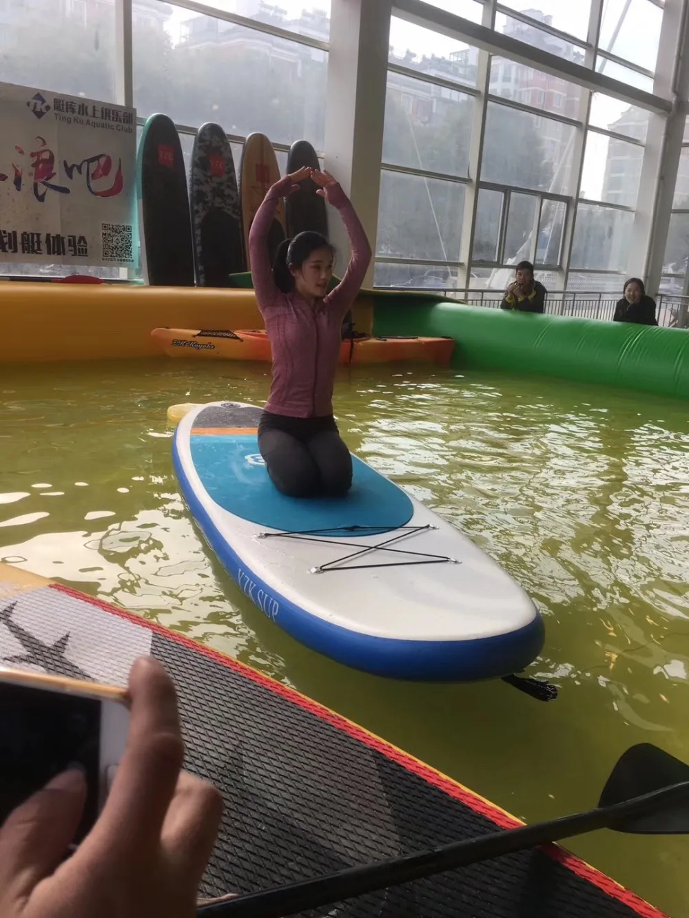 FAVORITE Inflatable Water Yoga Mats - Customized Fitness