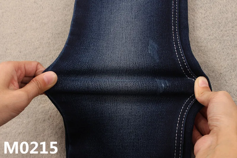 Double Layer Fake Knitted Denim Fabric with Soft Spandex