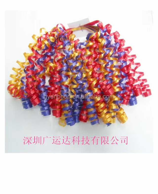 Christmas Printed Grosgrain Curly Ribbon,Fabric Present Bow,Woven Gift ...