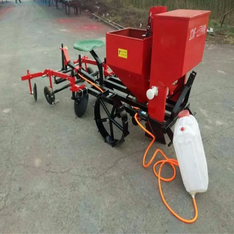 2CM-1 mini planter potato seeder mounted with four-wheel tractor ...