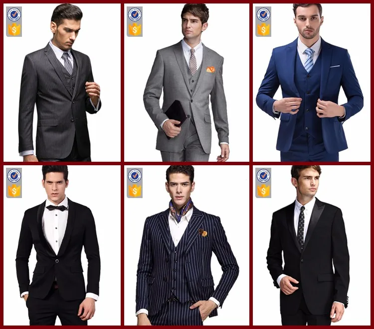 B2b European Style Loose Fit Charcoal Wool Blend Men Suit - Buy Loose ...