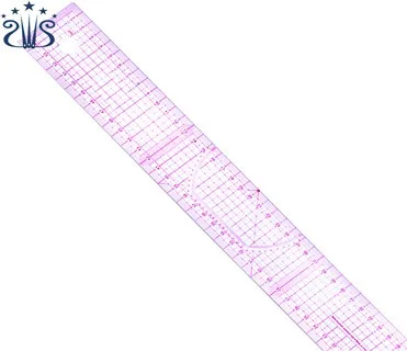 55cm Transparent Sewing Ruler - Multi-Function Numeral Ruler