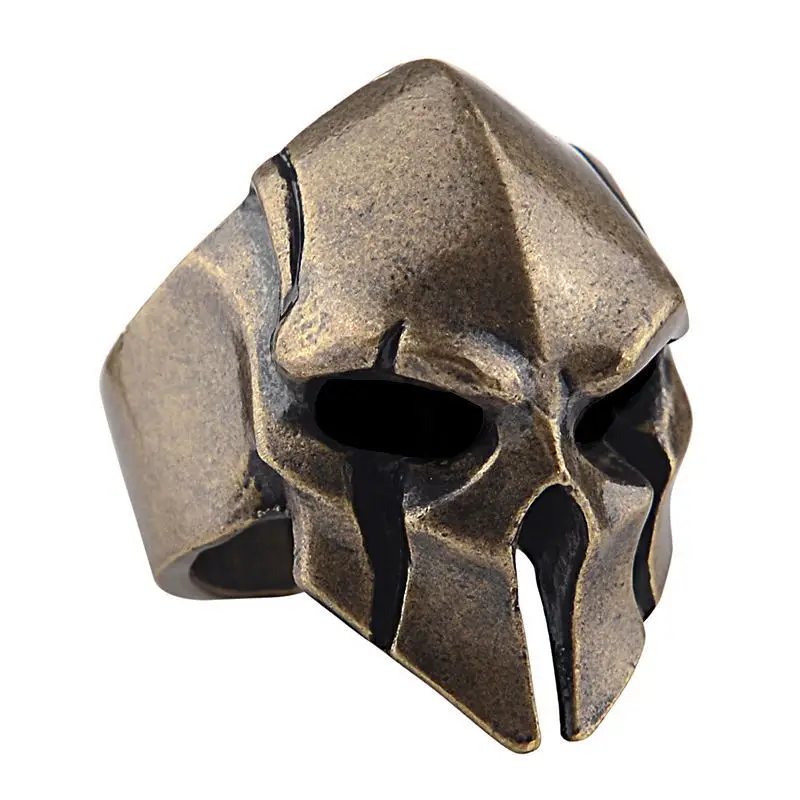 Gladiator Jewelry Spartan Helmet Rings - Fashionable & Durable