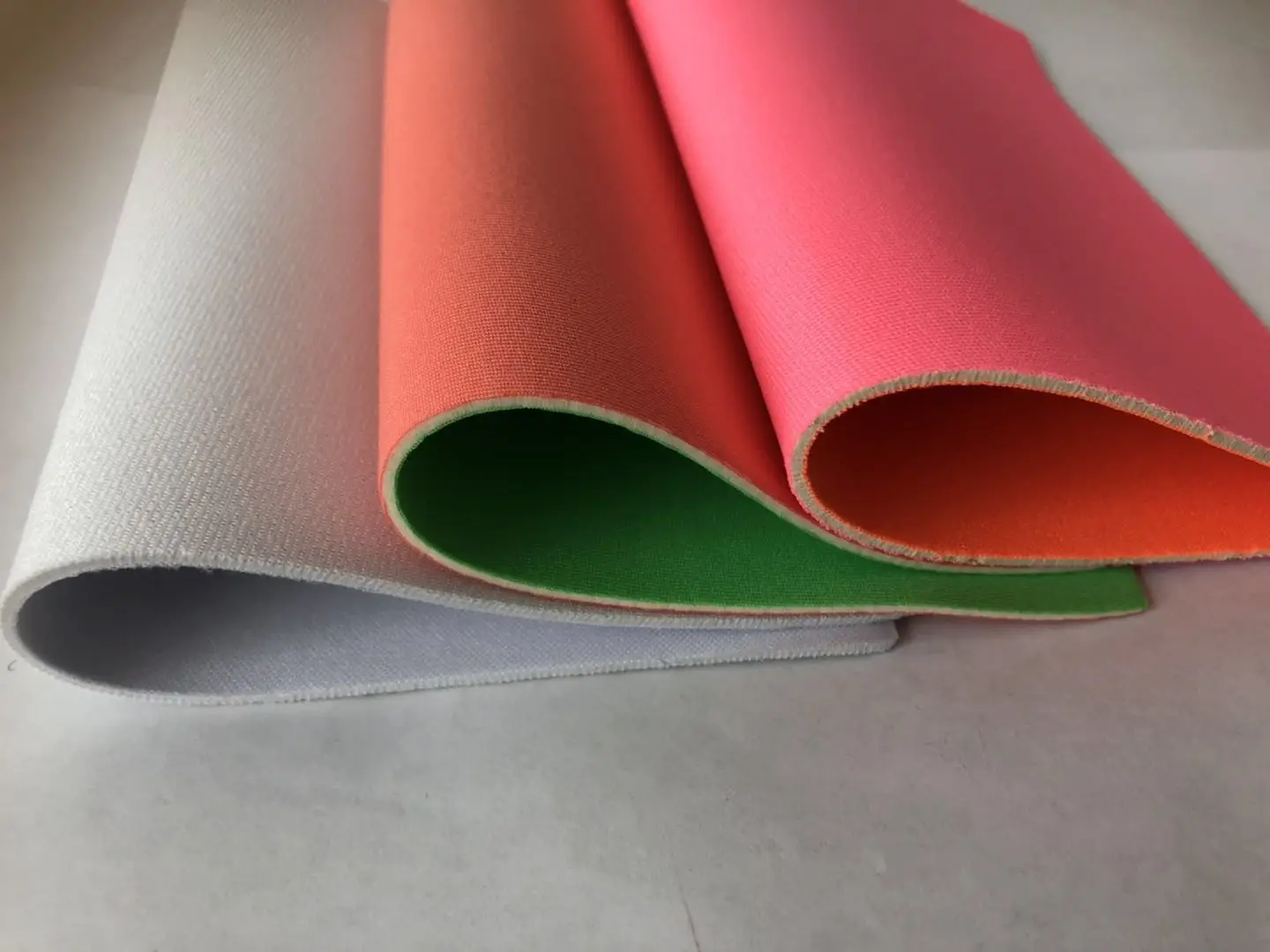Elastic 1.5mm 2mm 3mm Thickness Neoprene Coated Colorful Neoprene ...