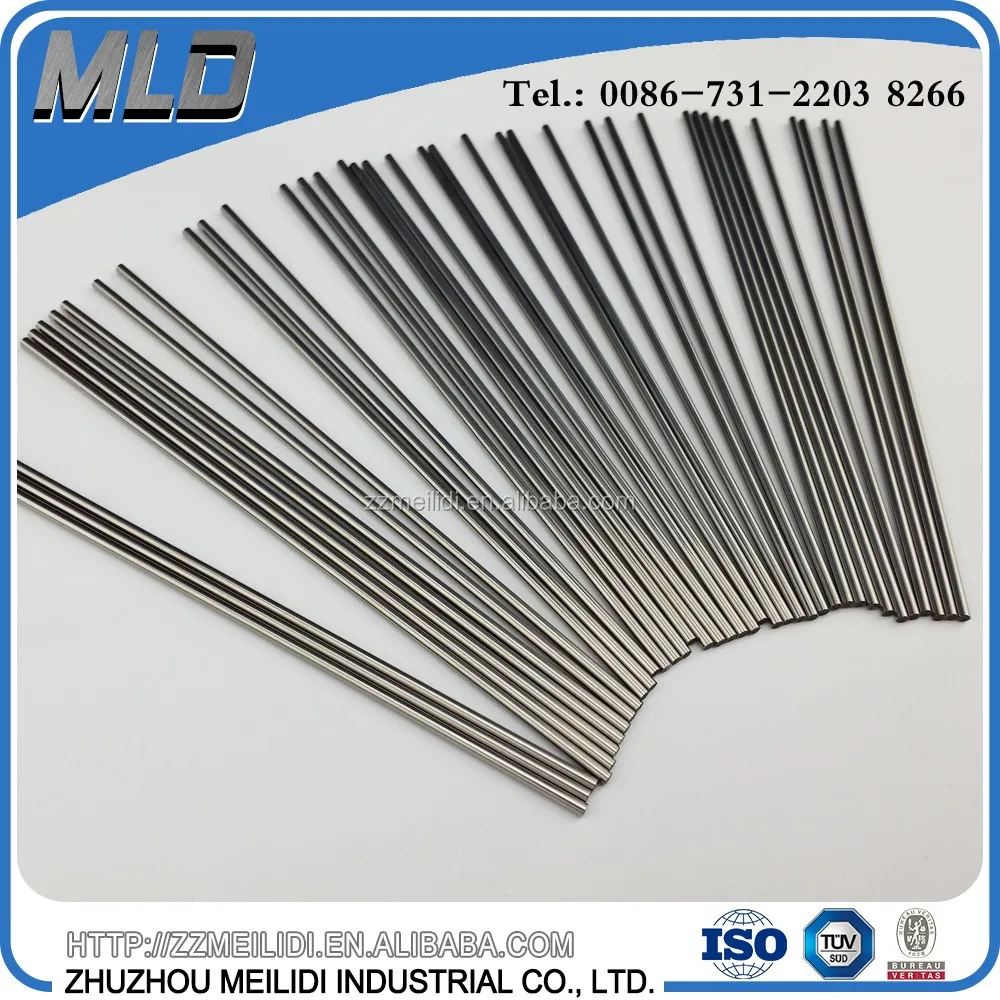 H6 Ground Cemented Carbide Rods Round Shaped Long And Short Carbide ...