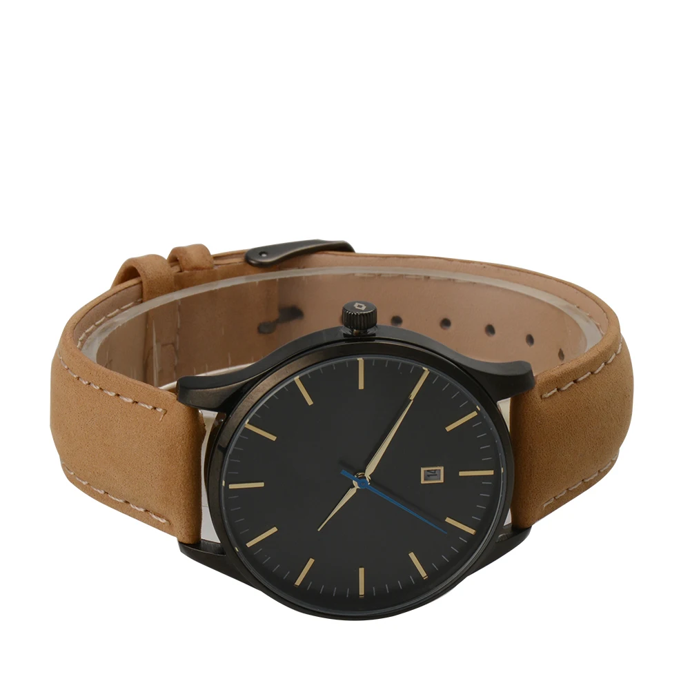 Casual Sports Simple Blank Dial Mens Fashion Wrist Watch Custom Logo ...