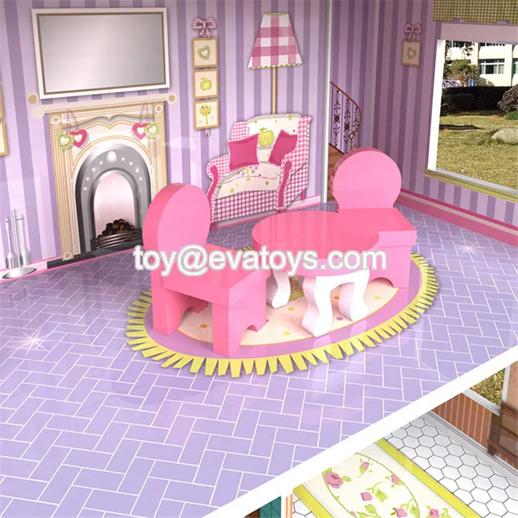 New Design Lovely Girls Toy Sets Wooden Miniature House Kits W06a235 ...