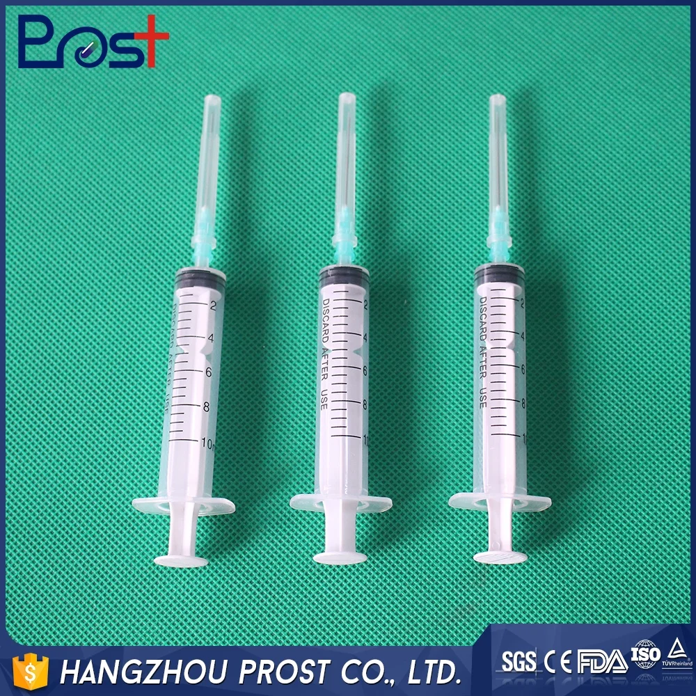 Low Price Sterile Disposable Syringe With Injection Needle 2ml Syringes ...