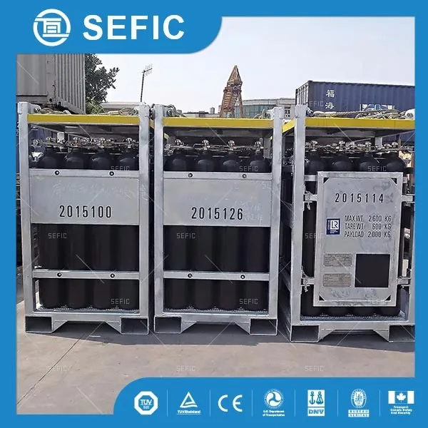 Gas Cylinder Rack 4*4 Type Nitrogen Bottle Rack Dnv 50l - Buy Gas ...