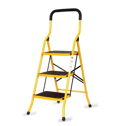 3 Step Safety Step Steel Ladders With Handrail - Buy Wide Step Ladder ...
