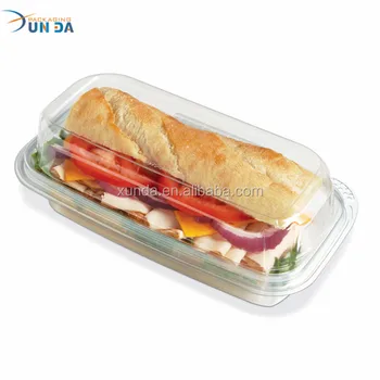 Wholesale Clear Disposable Plastic Sandwich Container Sandwich ...