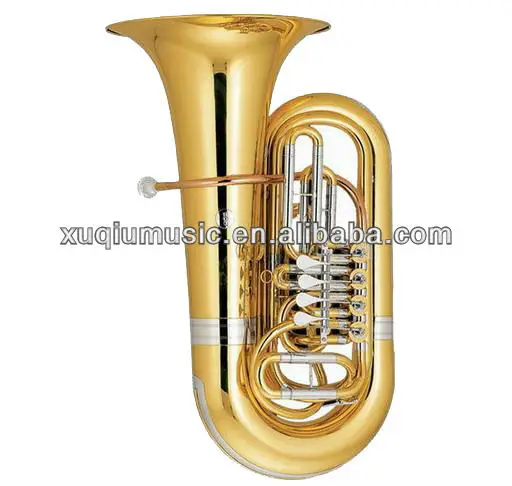 High Grade Gold Brass Leadpipe F Key Tuba for Sales
