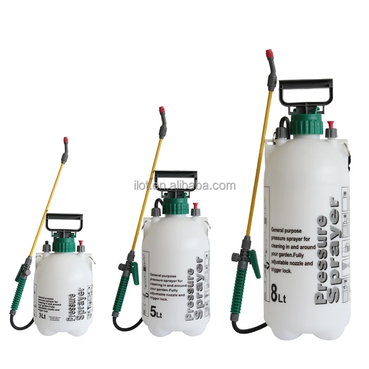 Ilot Manual Pressure Hand Pump Plastic Water Sprayer For Home And ...