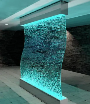 Commercial Contemporary Water Wall For Hotel Lobby Modern Feng Shui ...
