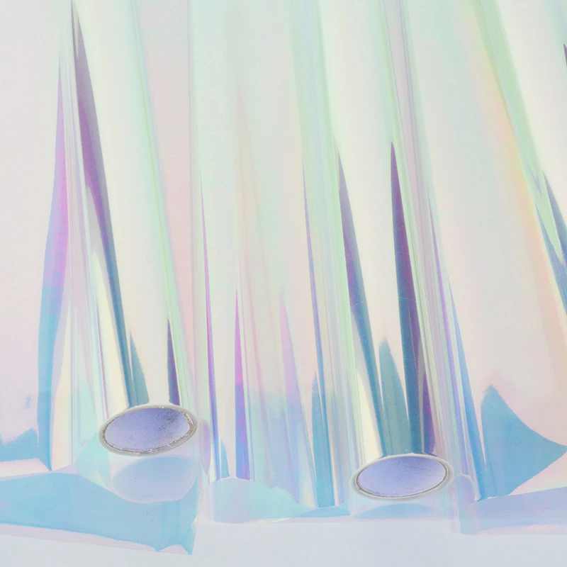 Pet Rainbow Film Patict Colored Reflective Plastic Iridescent Film For ...