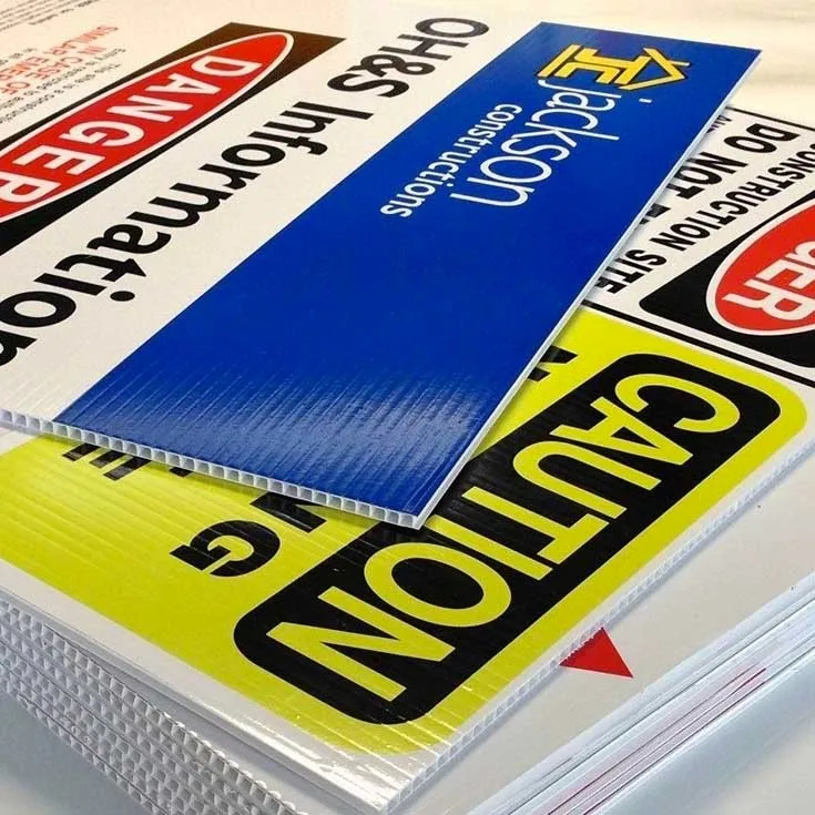 Pp Hollow Polypropylene Corrugated Plastic Signage 4'x8' - Buy 24x36 ...