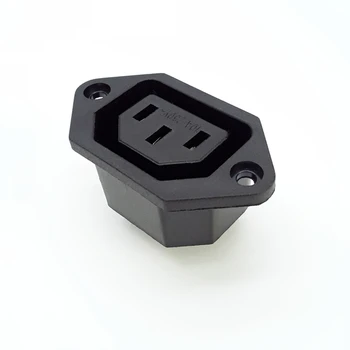 3p Iec60320 C13 Mount Female Plug Panel 110v Ac Power Inlet Sockets ...