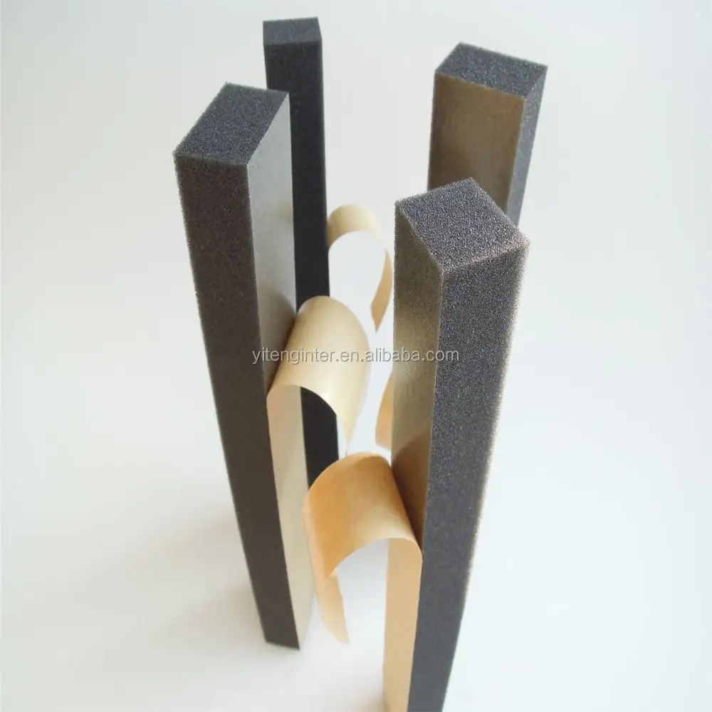 High Density Polyurethane Foam Strips with Adhesive Tapes