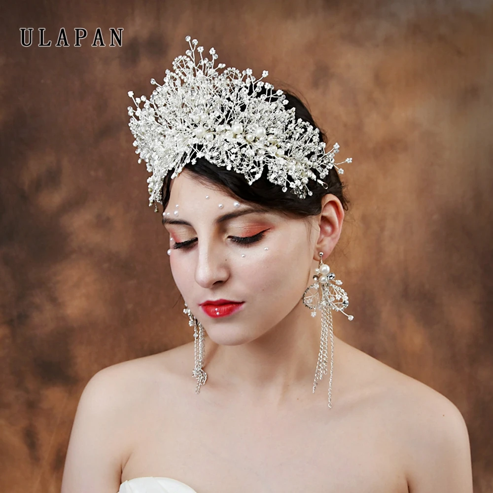 The Most Luxurious Beauty Big Pageant Tiara Crowns For Women Silver ...