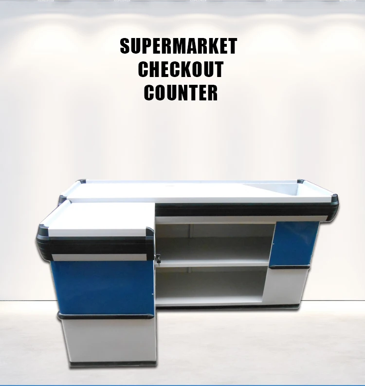 Simple Supermarket Shop Counter Store Cashier Desk - Buy Cashier Desk ...